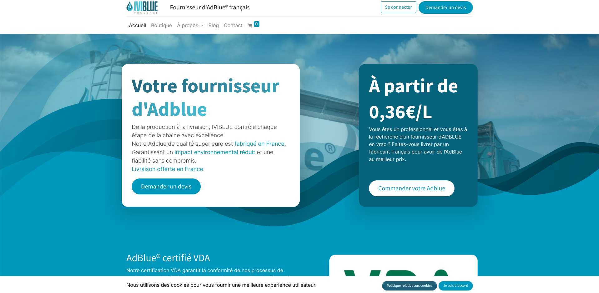 Notre nouveau site